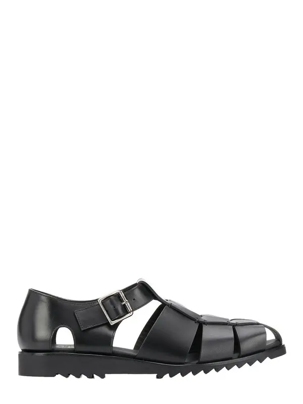 Paraboot Pacific Buckle Sandals - Black