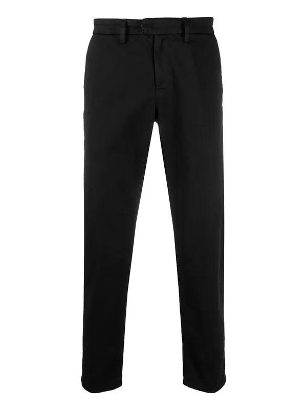 DONDUP High-rise Cropped Trousers - Black
