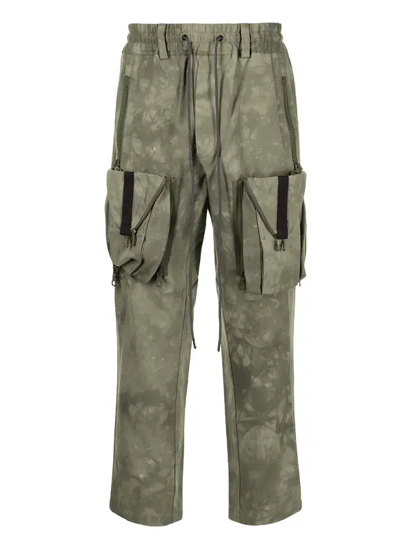 MOSTLY HEARD RARELY SEEN Zipoff Cargo Trousers - Green