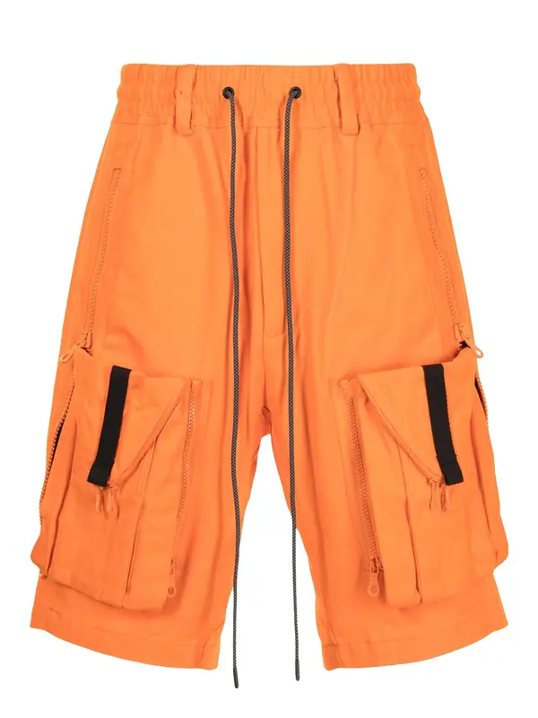 MOSTLY HEARD RARELY SEEN Zip-off Cargo Shorts - Orange