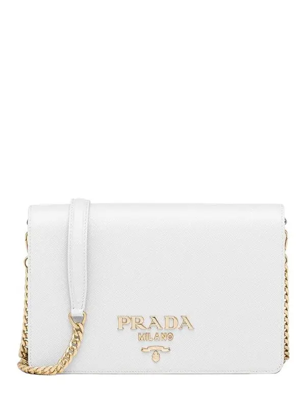 Prada Leather Mini Bag - White