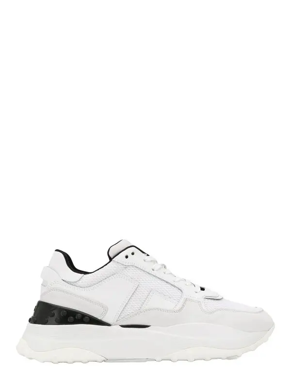 TOD'S Flatform Lace-up Sneakers - White