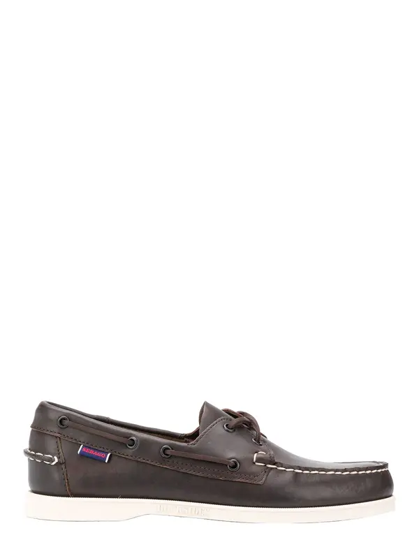 SEBAGO Lace-detail Boat Shoes - Brown
