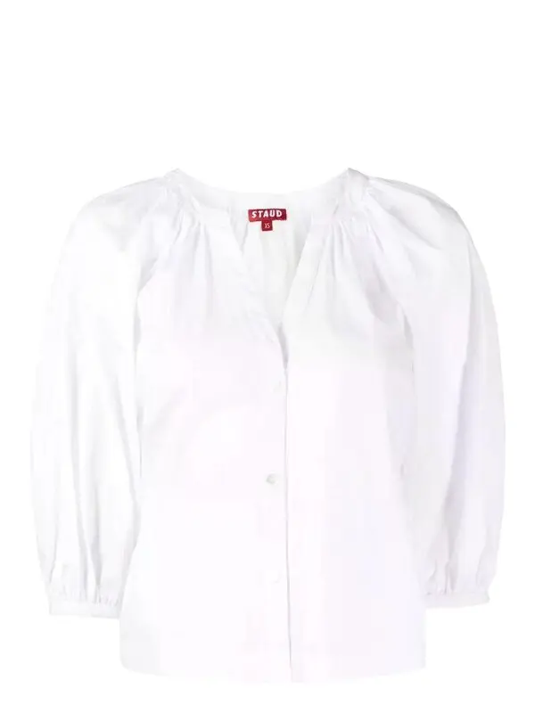 Staud Dill Button-up Shirt - White
