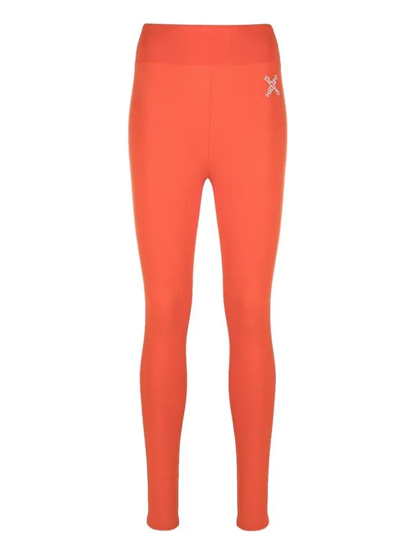 Kenzo Logo-print Leggings - Orange