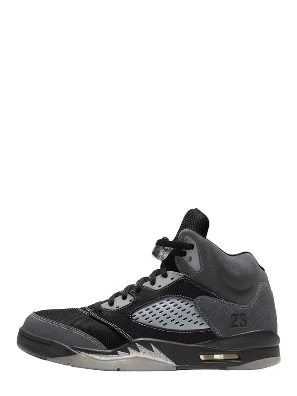 JORDAN Air 5 Retro Anthracite Sneakers - Black