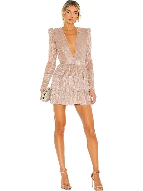 SABINA MUSAYEV Carry Mini Dress - Blush