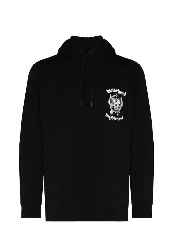 NEIGHBORHOOD X Motorhead Printed Hoodie - Black