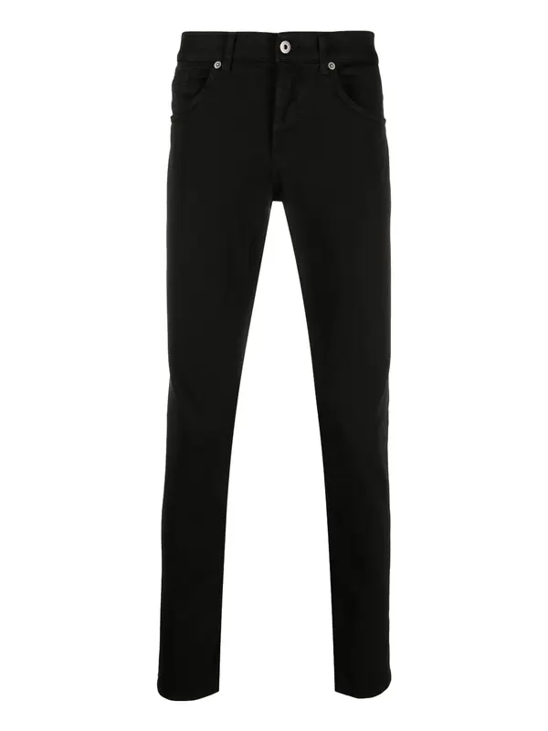 DONDUP Five-pocket Slim-fit Jeans - Black