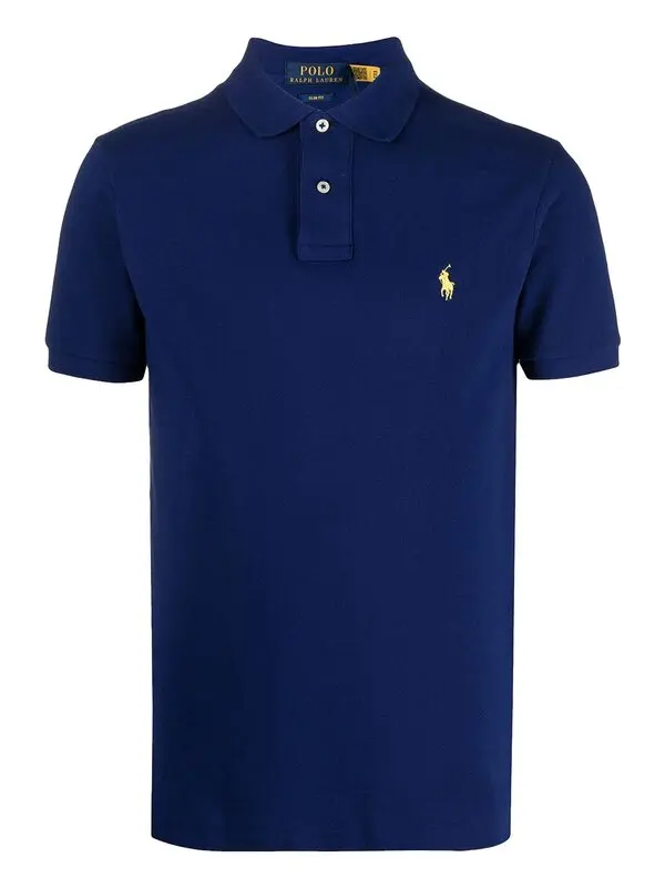 Polo Ralph Lauren Embroidered Logo Polo Shirt - Blue
