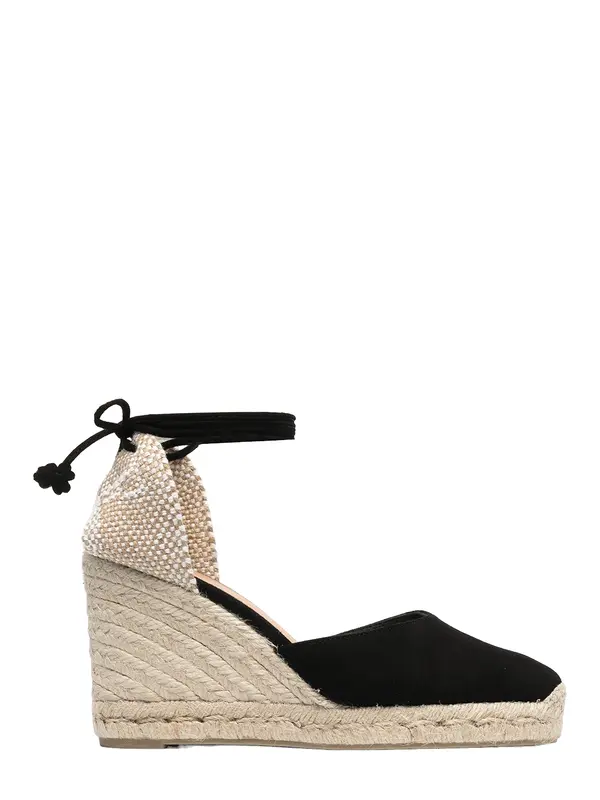 CastaÑer 95mm Carina Espadrilles - Black