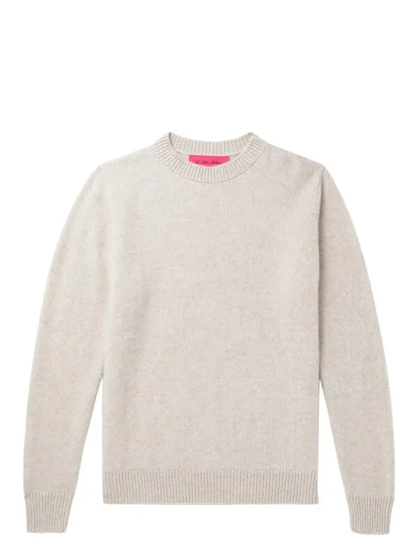 THE ELDER STATESMAN Cashmere Sweater - Neutrals