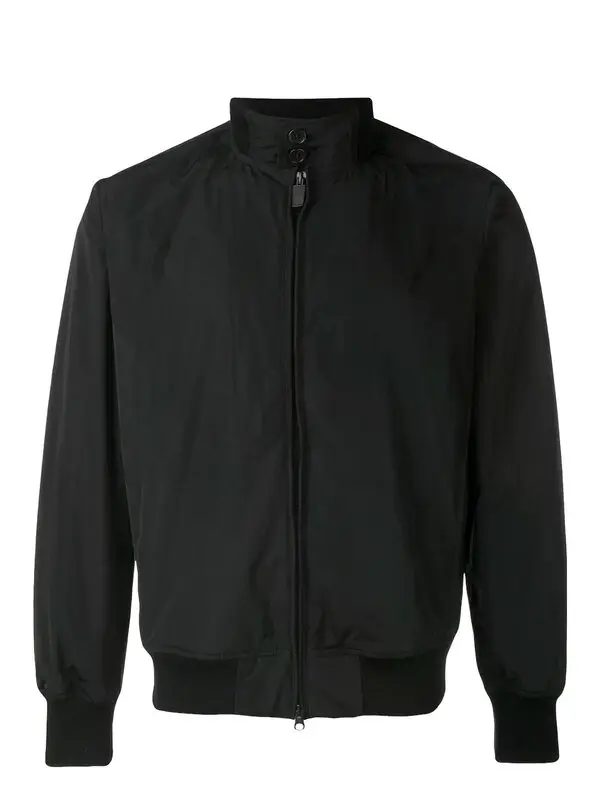 Aspesi Zip-up Bomber Jacket - Black