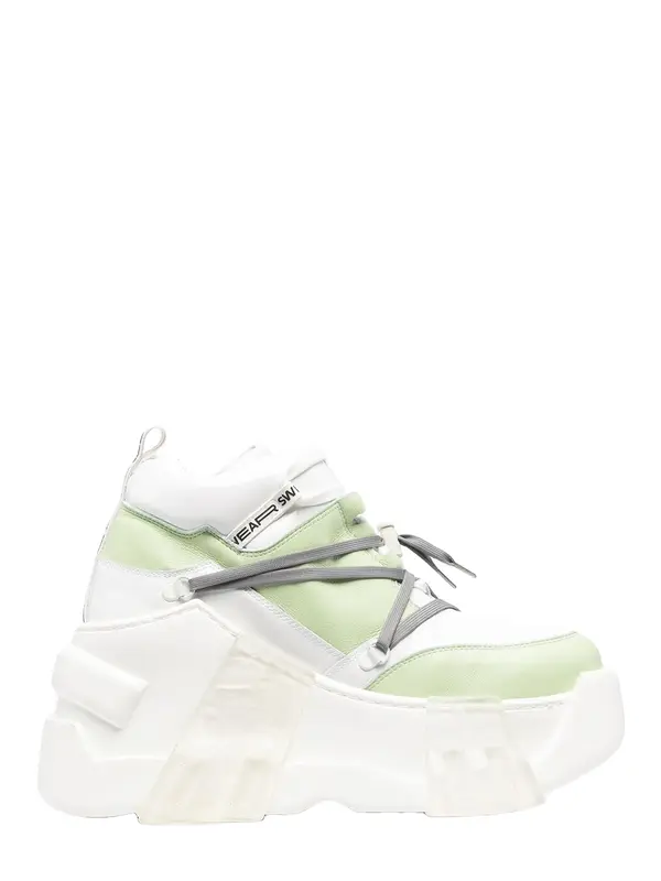 Swear London Amazon Platform Boots - Green
