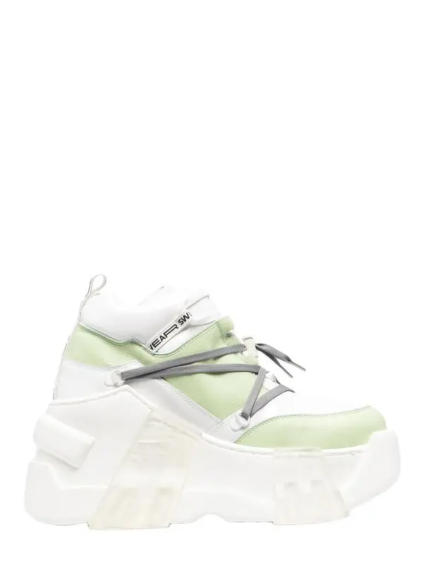 Swear London Amazon Platform Boots - Green
