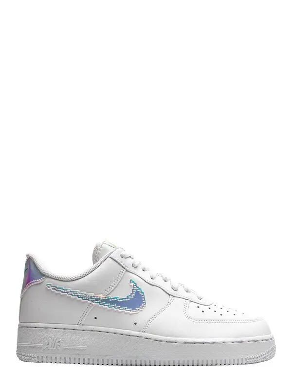 Nike Air Force 1 Low '07 Lv8 Iridescent Pixel Swoosh Sneakers - White