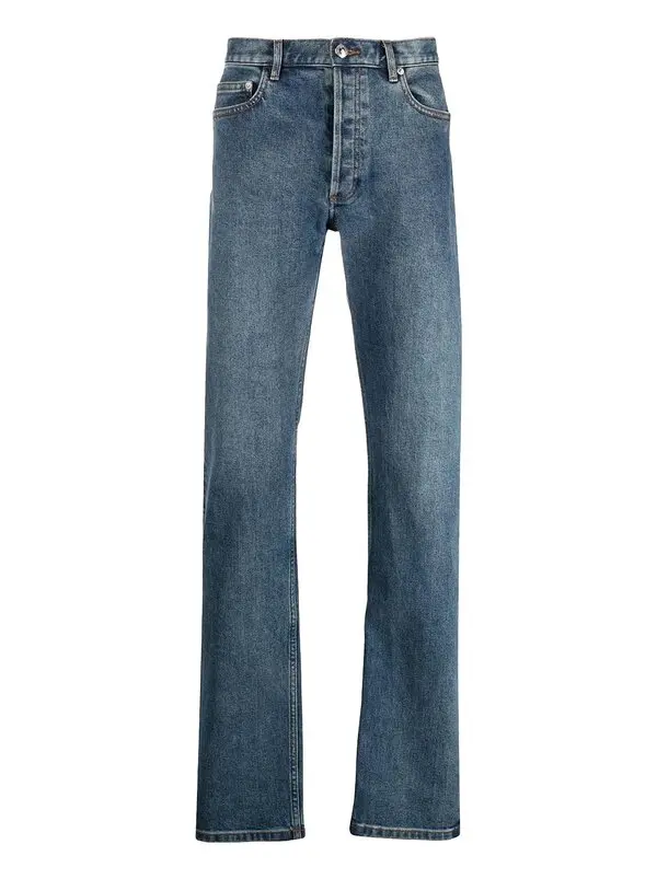 A.p.c. Mid-rise Straight-leg Jeans - Blue