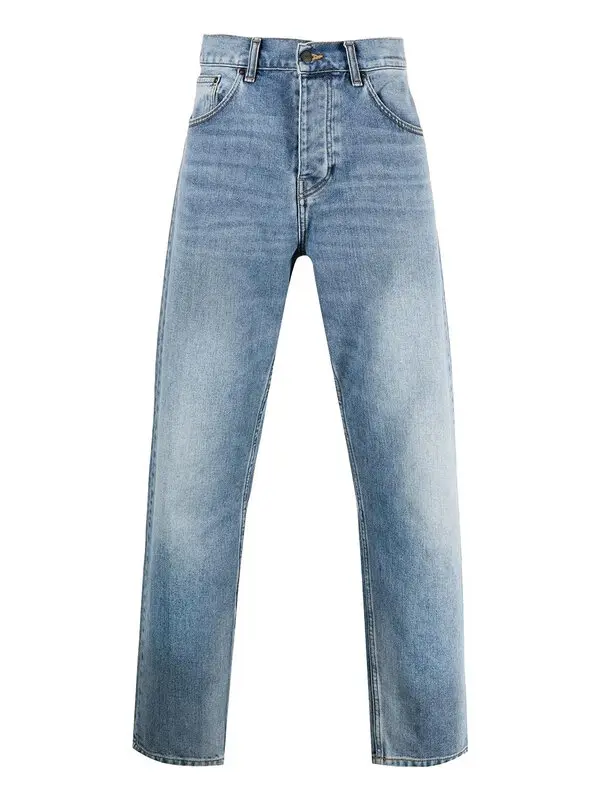 Carhartt Work In Progress Straight Leg Jeans - Blue