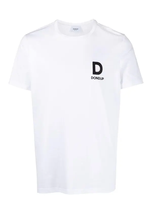 DONDUP Logo-print Cotton T-shirt - White