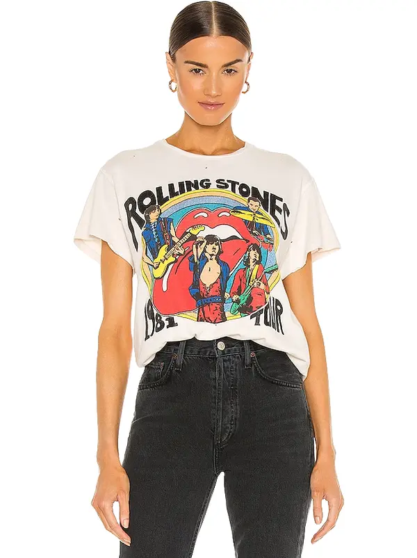 MadeWorn The Rolling Stones Tee - Off White