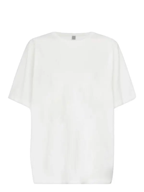 TOTEME Oversized Cotton Jersey T-shirt - White