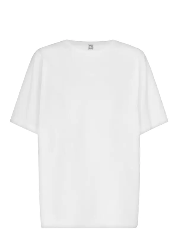 TOTEME Oversized Cotton Jersey T-shirt - White