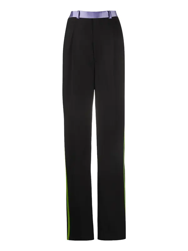 HAIDER ACKERMANN Bondi Stripe Detail Trousers - Black