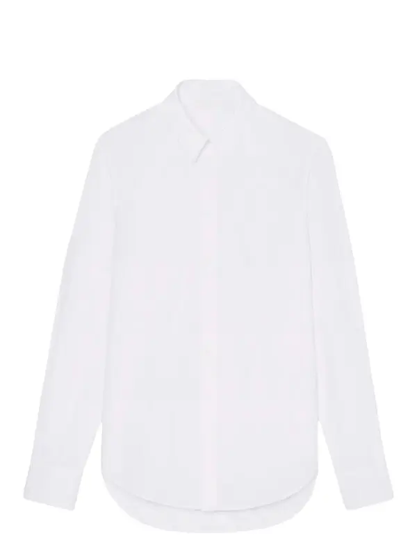 Wardrobe.NYC Long-sleeve Cotton Shirt - White