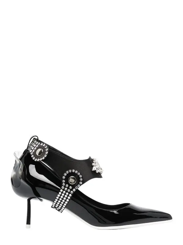LE SILLA Mountain Stirrup-detail Pumps - Black