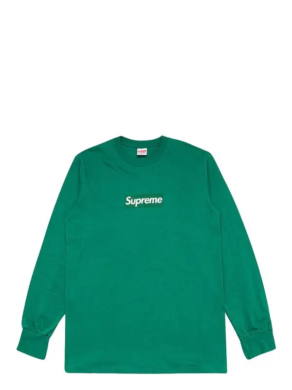 Supreme Box Logo Long-sleeve T-shirt - Green