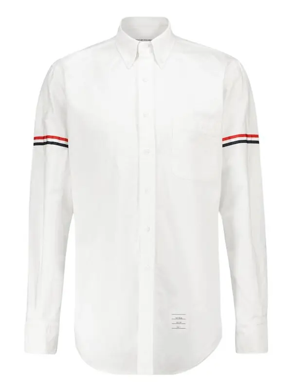 Thom Browne Grosgrain Armband Shirt - White