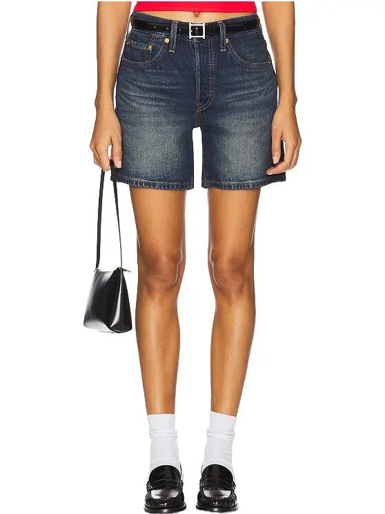 LEVI'S 501 Mid Thigh Short - Bless The Rain Lightweight