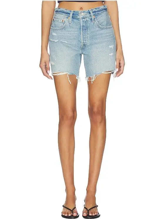 LEVI'S 501 Mid Thigh Denim Shorts - Got Looks