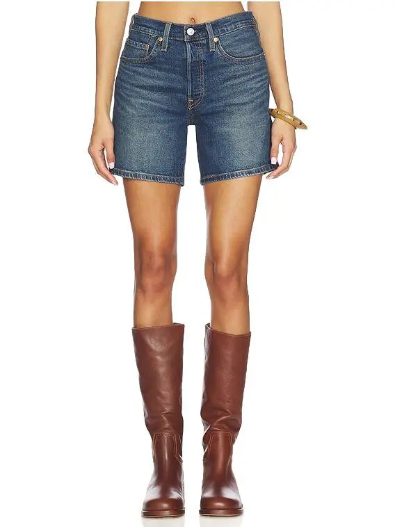 LEVI'S 501 Mid Thigh Denim Shorts - Quit Shift