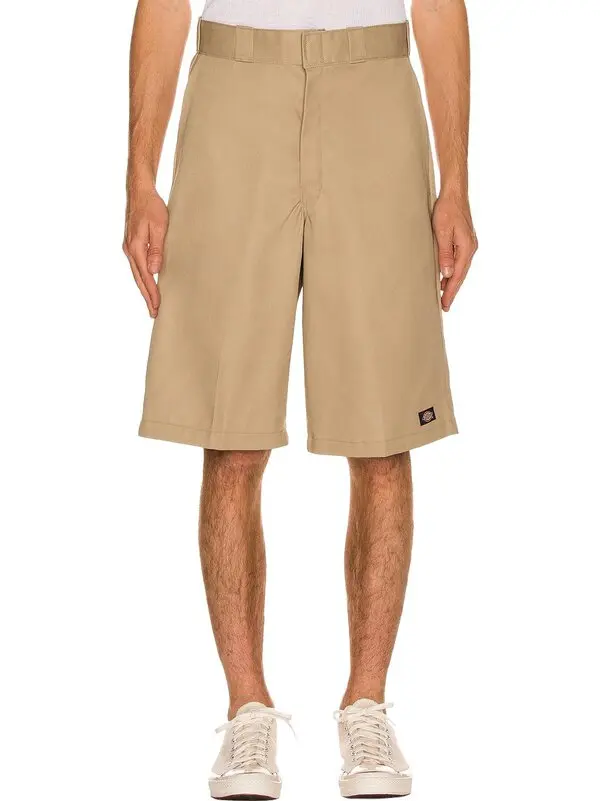Dickies 13 Multi Pocket Work Short In Nude - Khaki