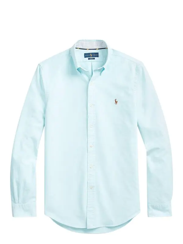 Polo Ralph Lauren Embroidered Logo Oxford Shirt - Blue
