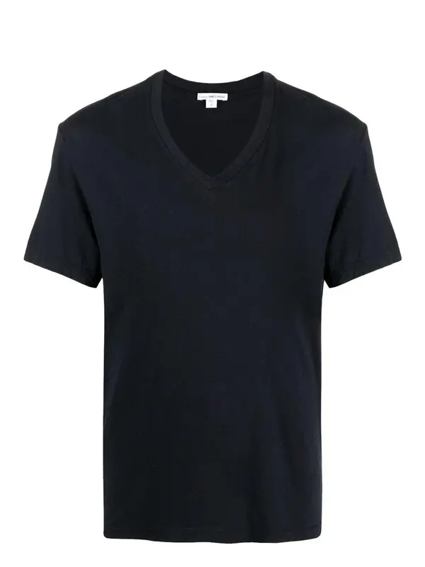 JAMES PERSE Short-sleeve V-neck T-shirt - Blue