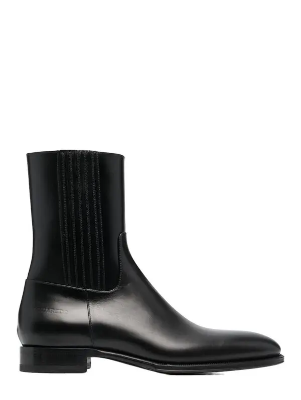 Dsquared2 Glam Punk Ankle Boots - Black
