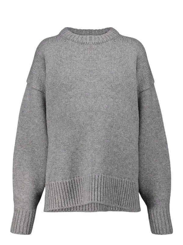 THE ROW Ophelia Wool And Cashmere Sweater - Grey