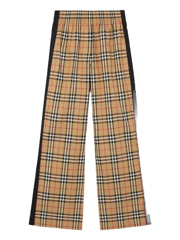 Burberry Vintage Check Trousers - Brown