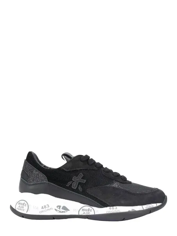 Premiata Scarlett Logo Low-top Sneakers - Black