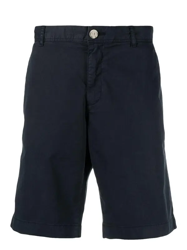 Woolrich Knee-length Cotton Chino Shorts - Blue