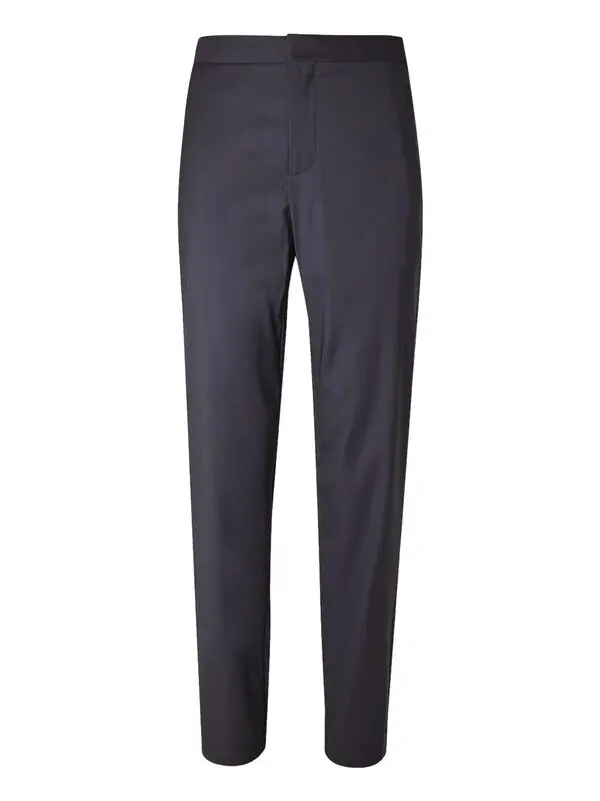 Loro Piana Rain System Virgin Wool-blend Trousers - Blue
