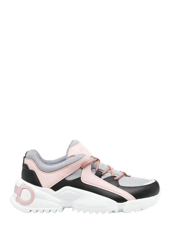 FERRAGAMO Panelled Low-top Sneakers - Pink