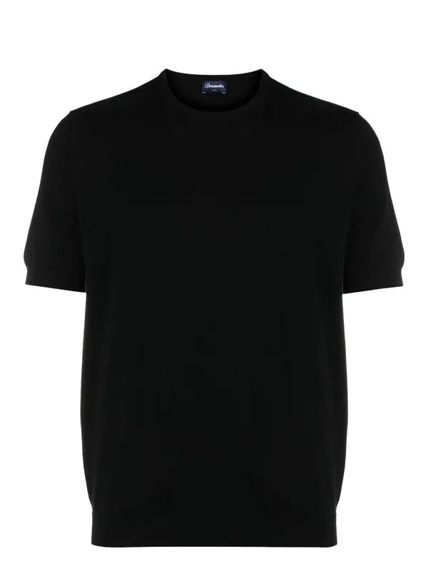 DRUMOHR Fine-knit T-shirt - Black