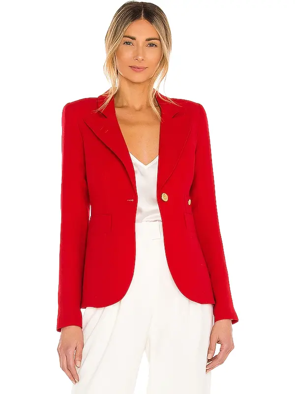 Smythe Classic Duchess Blazer - Red