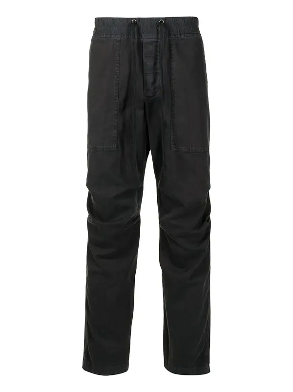 JAMES PERSE Cotton Slub Utility Pants - Grey