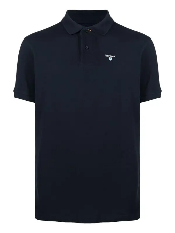 Barbour Logo Embroidered Polo Shirt - Blue