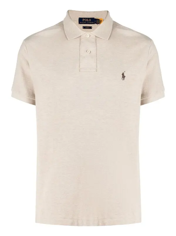 Polo Ralph Lauren Logo-embellished Polo Shirt - Neutrals