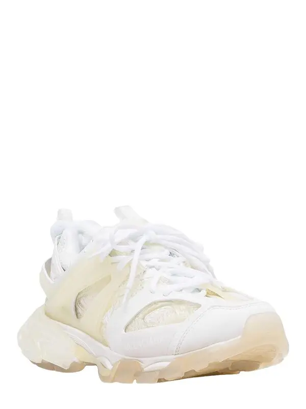 Balenciaga Track Clear-sole Sneakers - White
